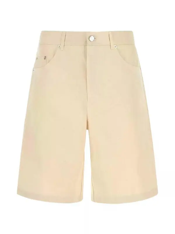 Séfr Denim Twill Shorts - Neutrals