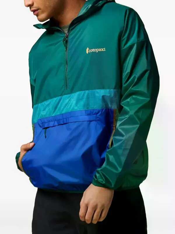 COTOPAXI Teca Colour-block Hooded Jacket - Green