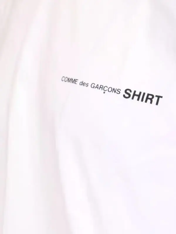 Comme Des Garçons Logo-print T-shirt - White