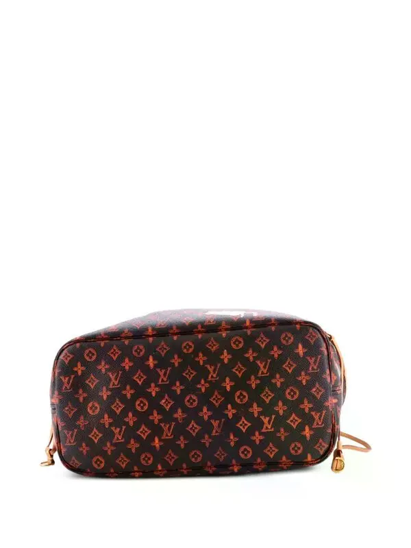LOUIS VUITTON Neverfull Nm Limited Edition Grace Coddington Catogram Canvas Mm - Brown