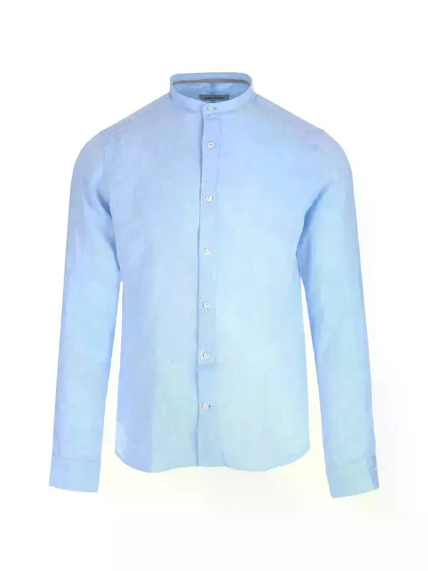 AL DUCA D’AOSTA 1902 Mandarin-collar Linen Shirt