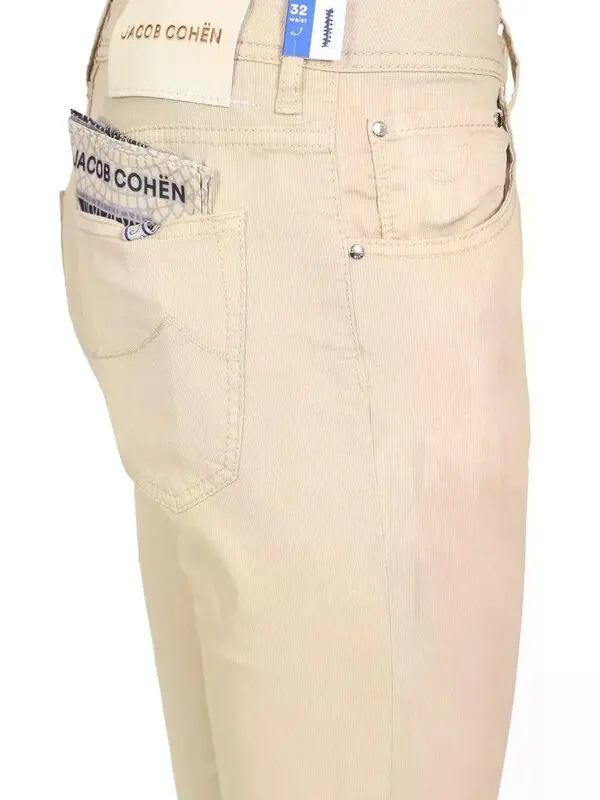 Jacob Cohen Carrot Slim-fit Trousers - Neutrals