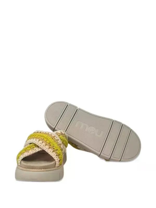 Mou Bounce Platform Sandals - Neutrals