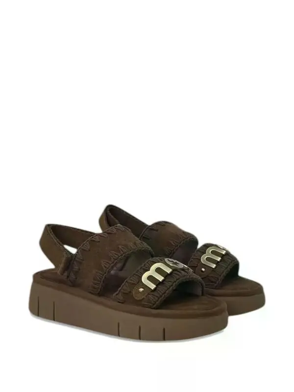 Mou Bounce Logo-plaque Sandals