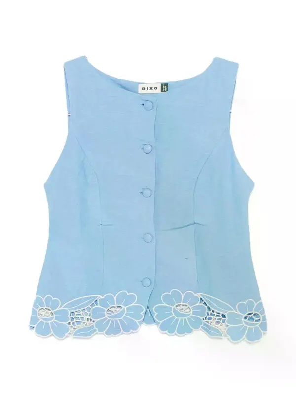 Rixo Lucca Sleeveless Blouse