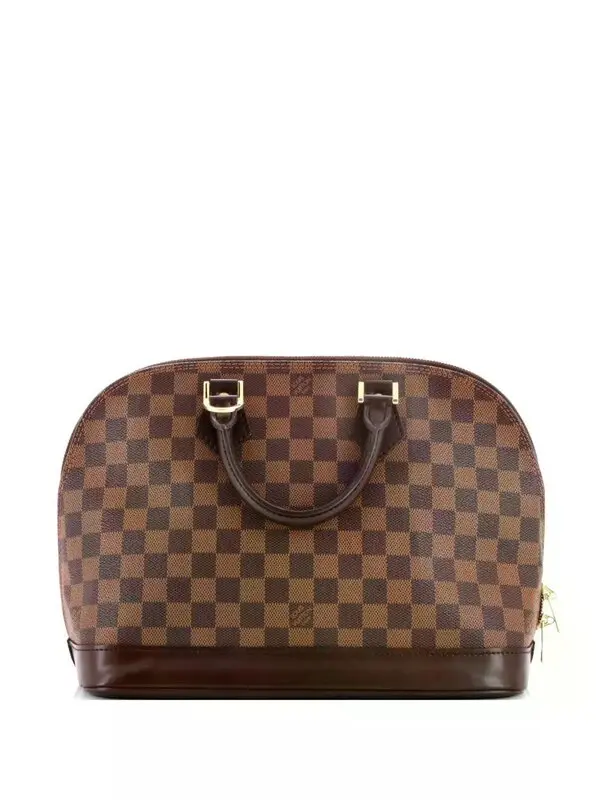 LOUIS VUITTON Vintage Alma Handbag Damier Pm Satchel