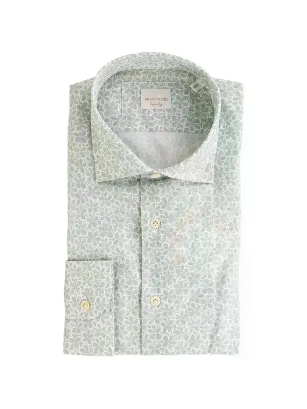 BRANCACCIO Floral-print Long-sleeve Shirt