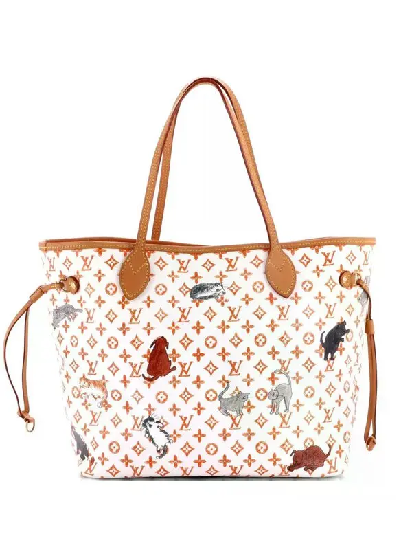 LOUIS VUITTON Neverfull Nm Limited Edition Grace Coddington Catogram Canvas Mm - Multicolour
