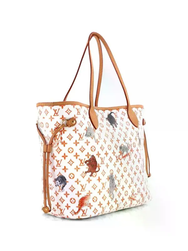 LOUIS VUITTON Neverfull Nm Limited Edition Grace Coddington Catogram Canvas Mm - Multicolour
