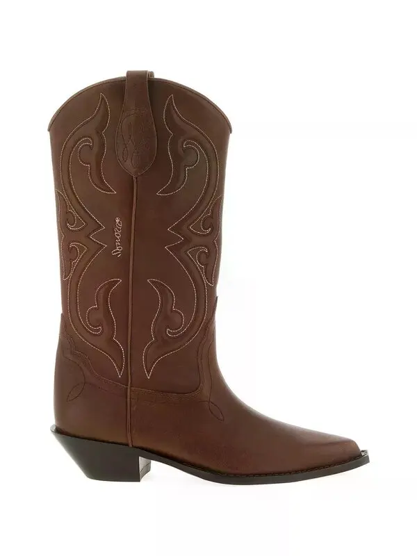 SONORA 35mm Yuma Cowboy Boots - Brown