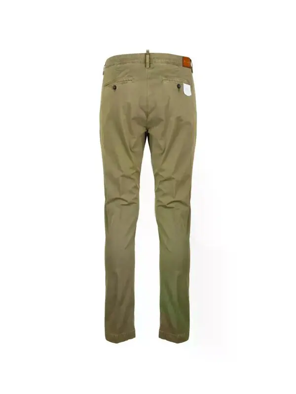 SIVIGLIA Belt-loops Chinos Trousers - Green