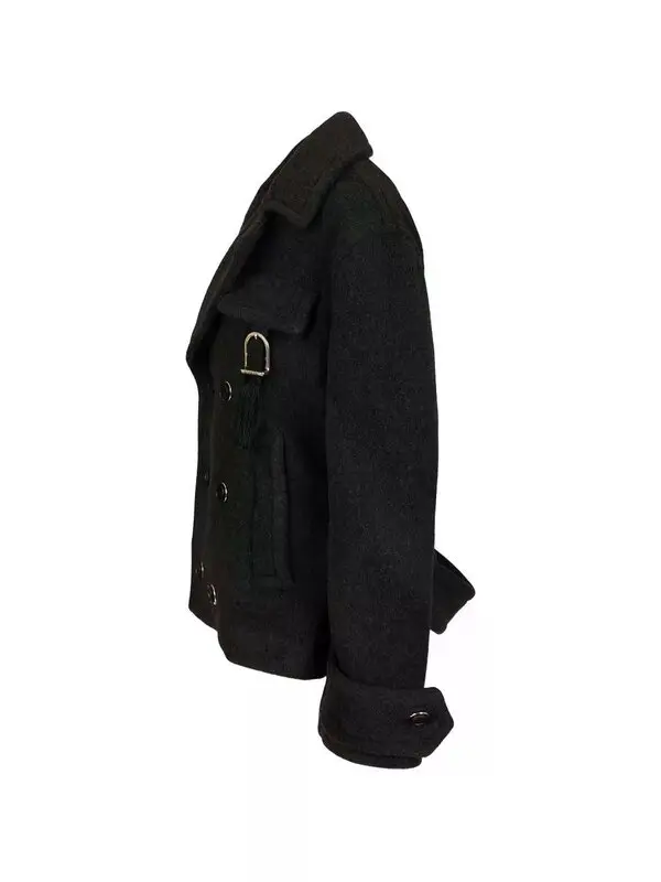 DURAZZI MILANO Double-breasted Wool Peacoat
