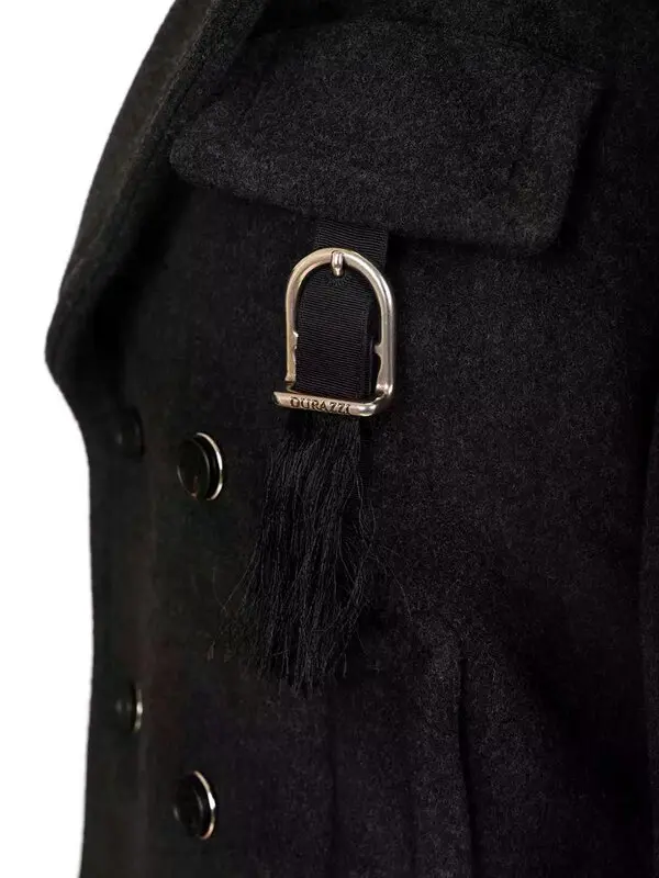 DURAZZI MILANO Double-breasted Wool Peacoat