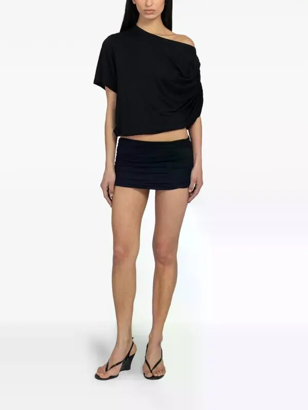 Gimaguas Daria Ruched Mini Shorts