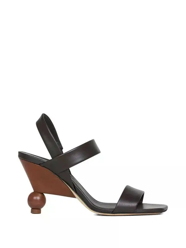 Max Mara Square-toe Heeled Sandals