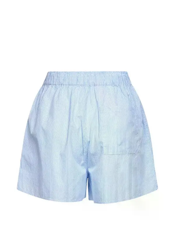 MC2 SAINT BARTH Striped Shorts - Blue