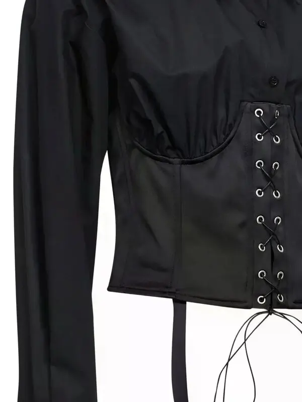 Giuseppe Di Morabito Corset-style Lace-up Shirt