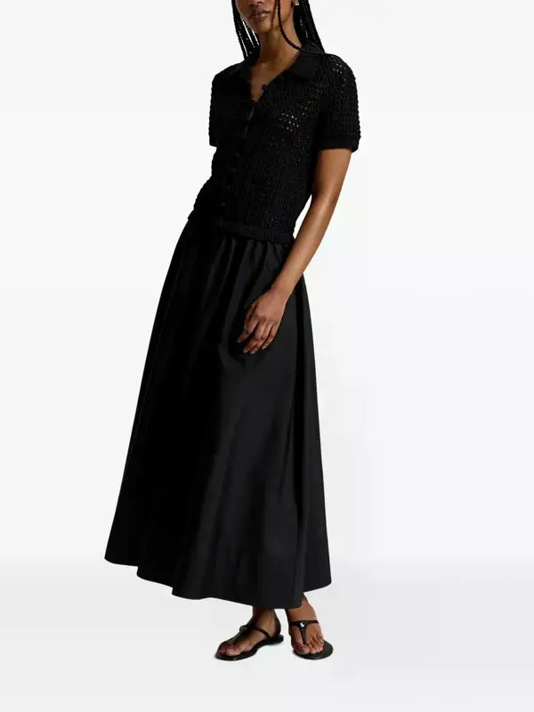 Polo Ralph Lauren Crocheted Bodice Cotton Dress