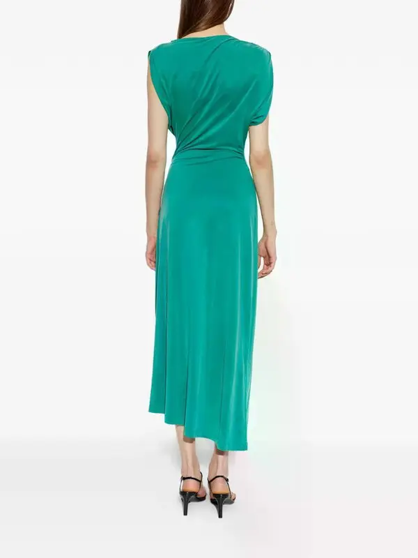 IRO PARIS Sleeveless Boat Neck Maxi Dress