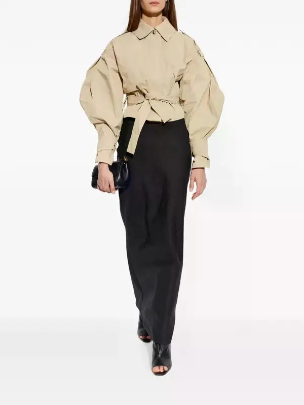 IRO PARIS Belted Puff-sleeve Jacket