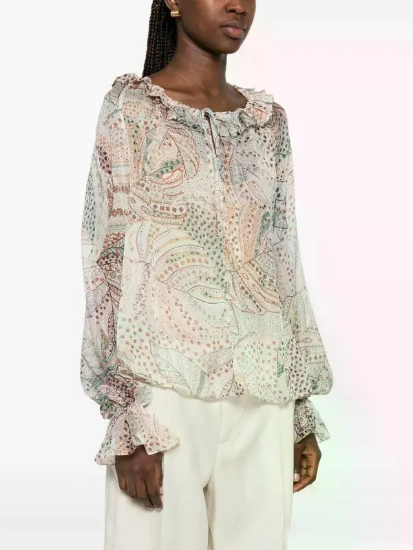 Raquel Diniz Printed Blouse