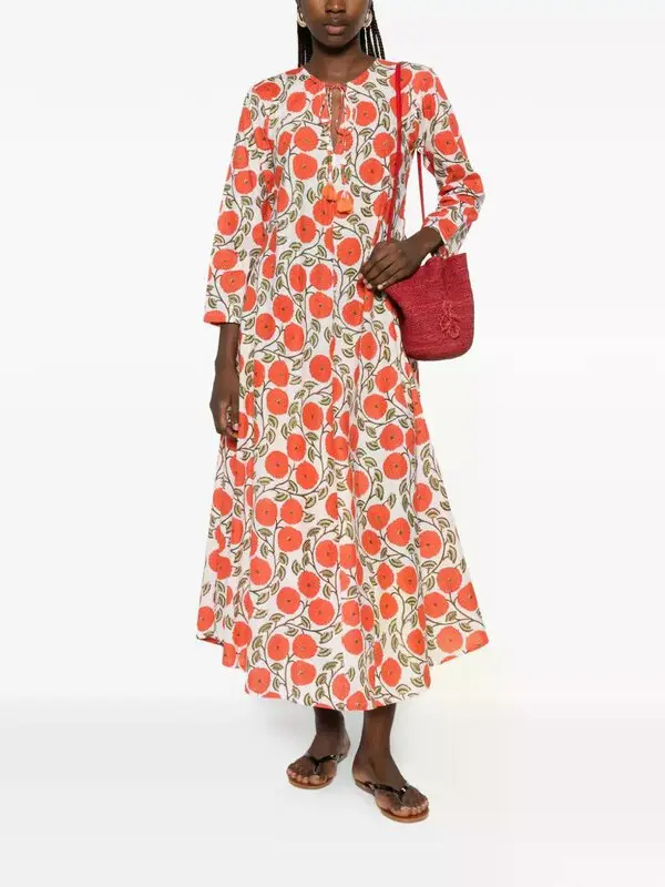 ELLEBLEU Soleil Floral Maxi Dress