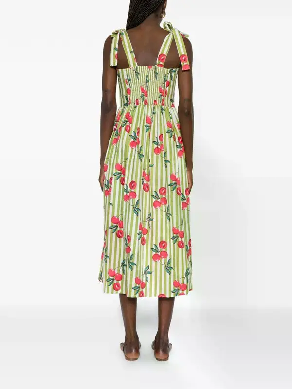 ELLEBLEU Olivia Striped Midi Dress