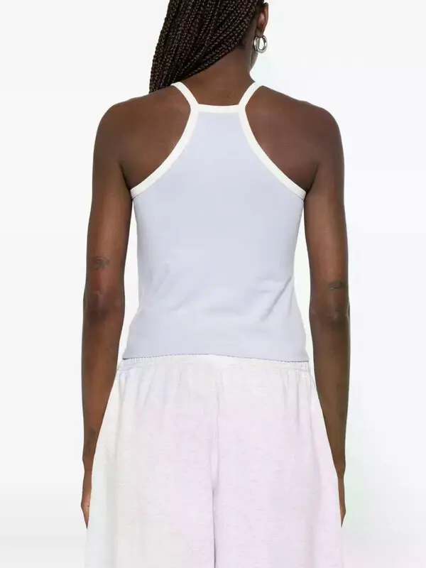 NEW BALANCE Logo-embroidered Top - Purple