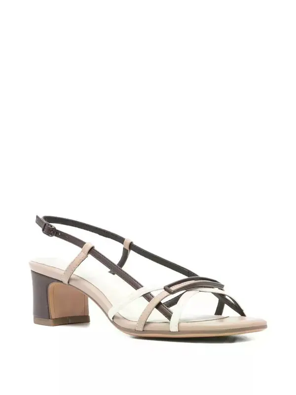 TAMARIS Strappy Block-heel Sandals - Brown