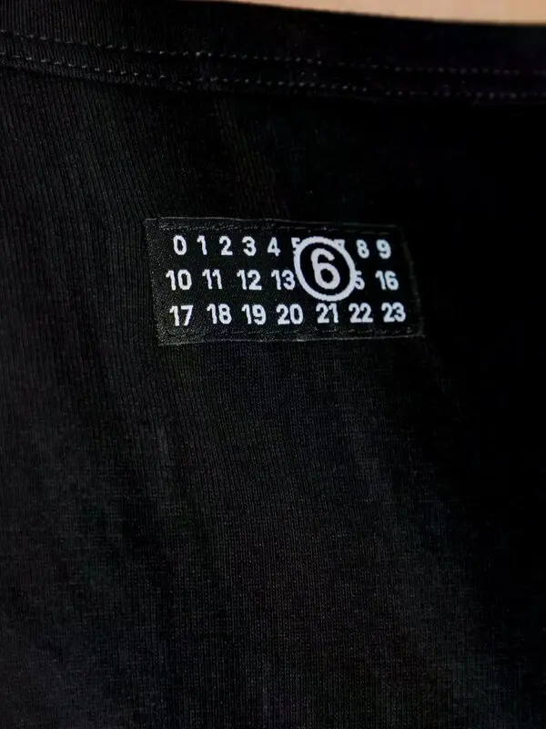 MAISON MARGIELA Logo-patch T-shirt - Black