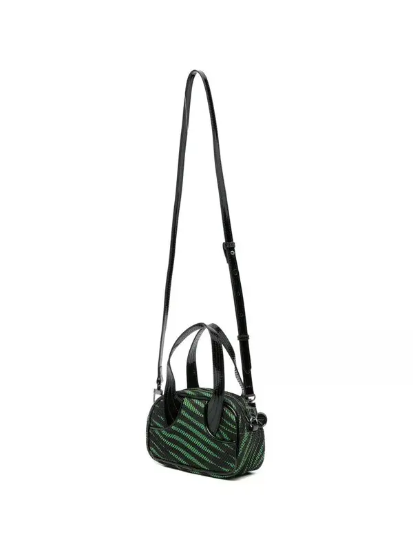 PUMA X Ahluwalia Mesh-knit Cross Body Bag - Black