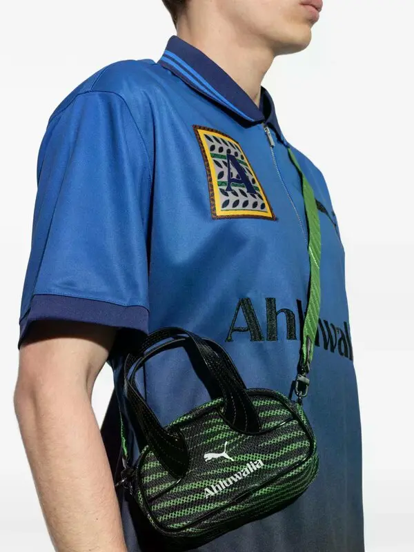 PUMA X Ahluwalia Mesh-knit Cross Body Bag