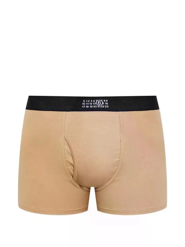 MAISON MARGIELA Logo-waistband Boxers - Neutrals