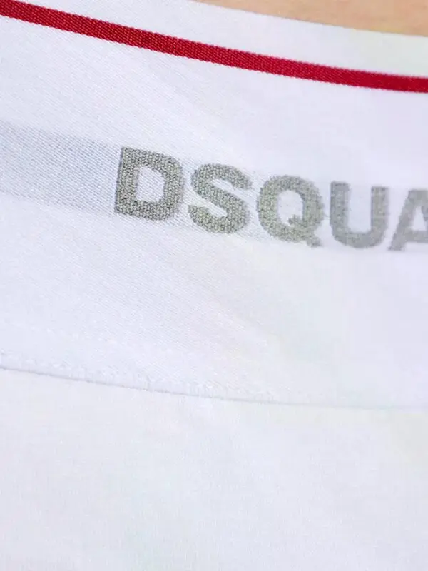 Dsquared2 Logo-waistband Briefs - White