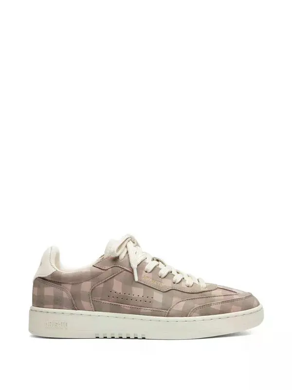 Axel Arigato Dice T-toe Gingham Sneakers - Pink