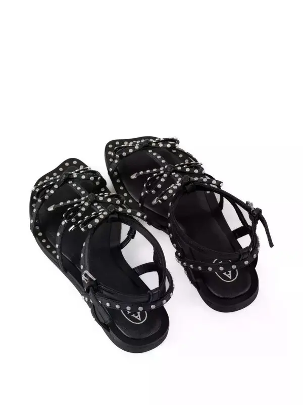 Ash Gladius Studded Sandals - Black