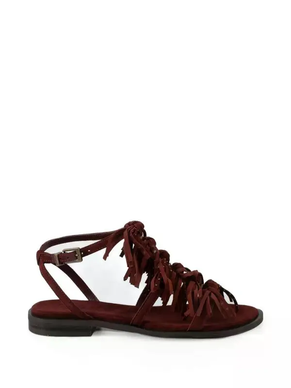 Ash Panic Flat Sandals - Red