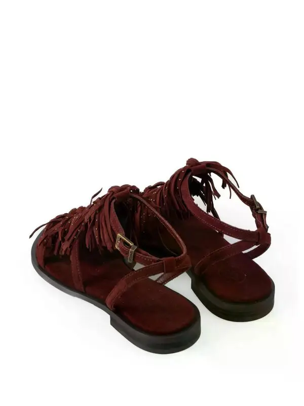 Ash Panic Flat Sandals - Red