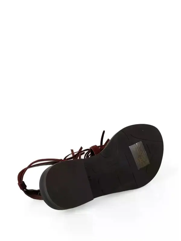 Ash Panic Flat Sandals - Red