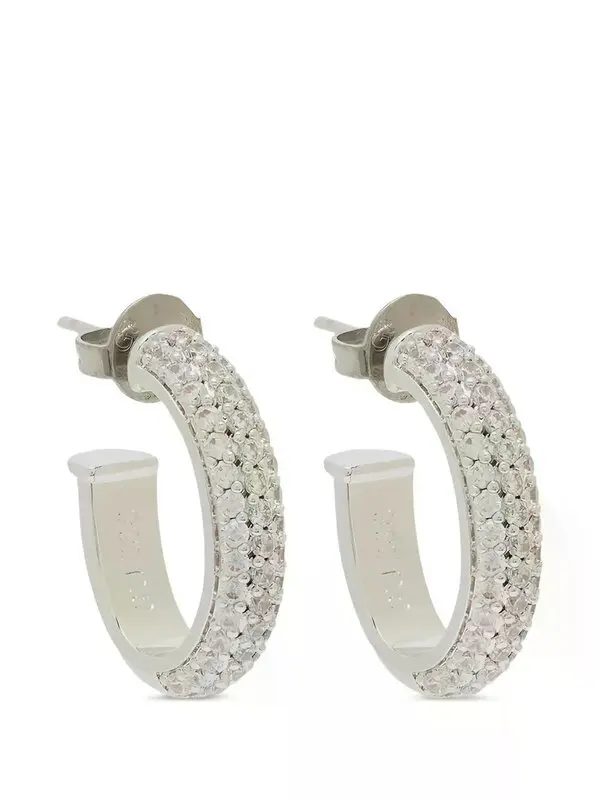 Guess Essenza Embellished Earrings - Silver