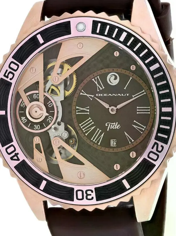 OCEANAUT Tide 48mm Watch - Brown