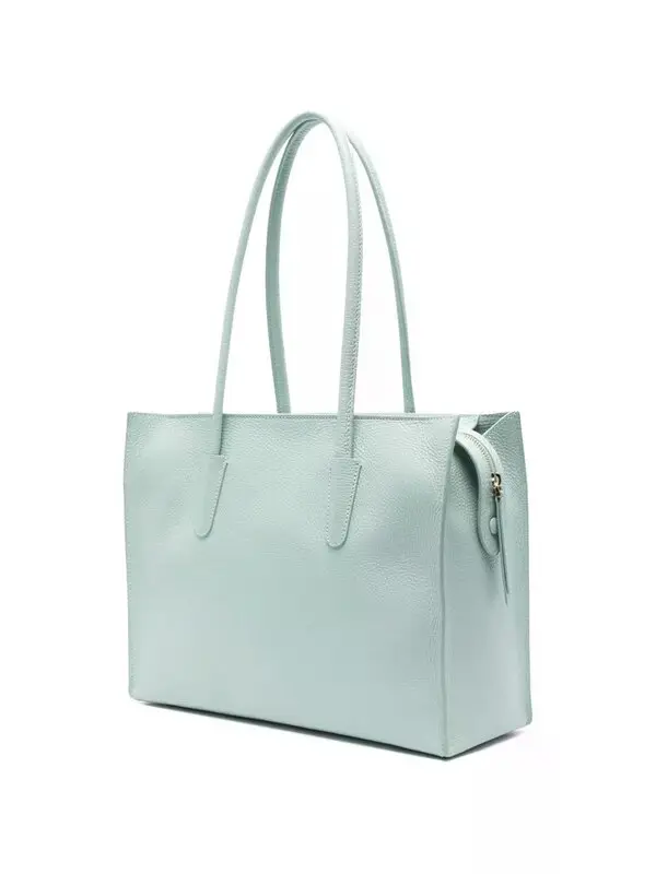 COCCINELLE Leather Shoulder Bag With Embossed Logo