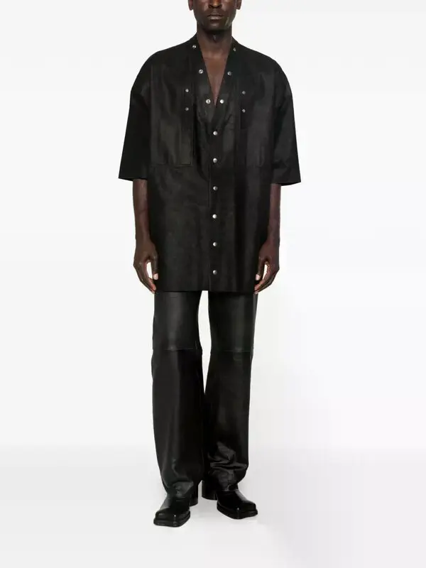 Rick Owens Leather Shirt