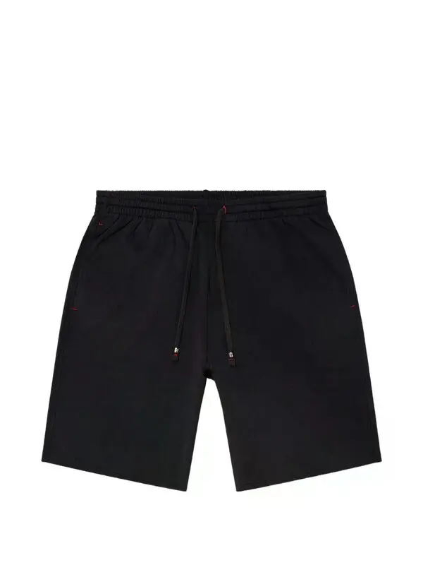 DIESEL® Peached Raw-edge Cotton Shorts