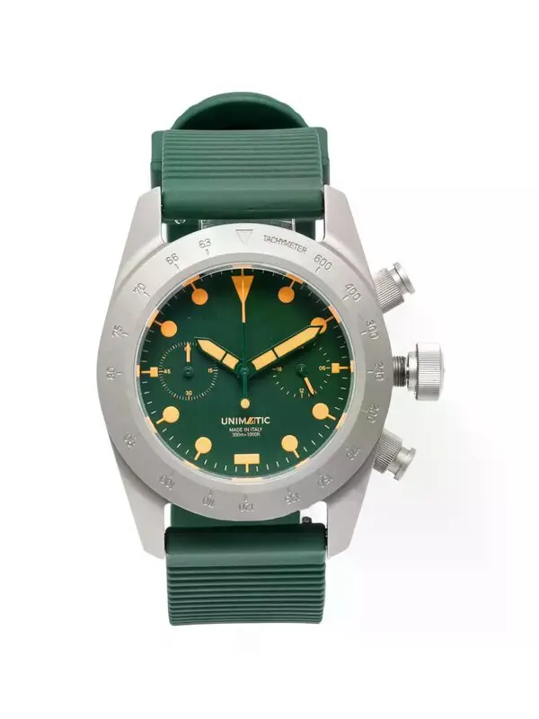 UNIMATIC 40mm Chronograph Watch - Green