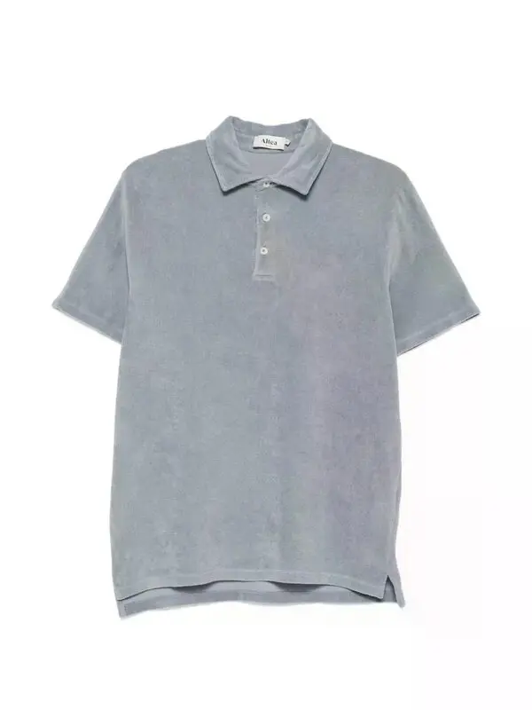 Altea Smith Terry-cloth Polo Shirt - Blue