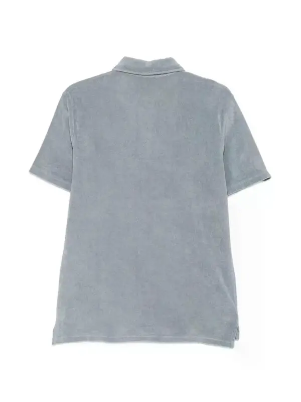 Altea Smith Terry-cloth Polo Shirt - Blue