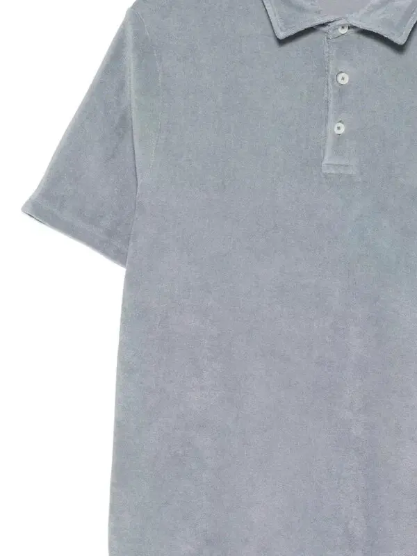 Altea Smith Terry-cloth Polo Shirt - Blue