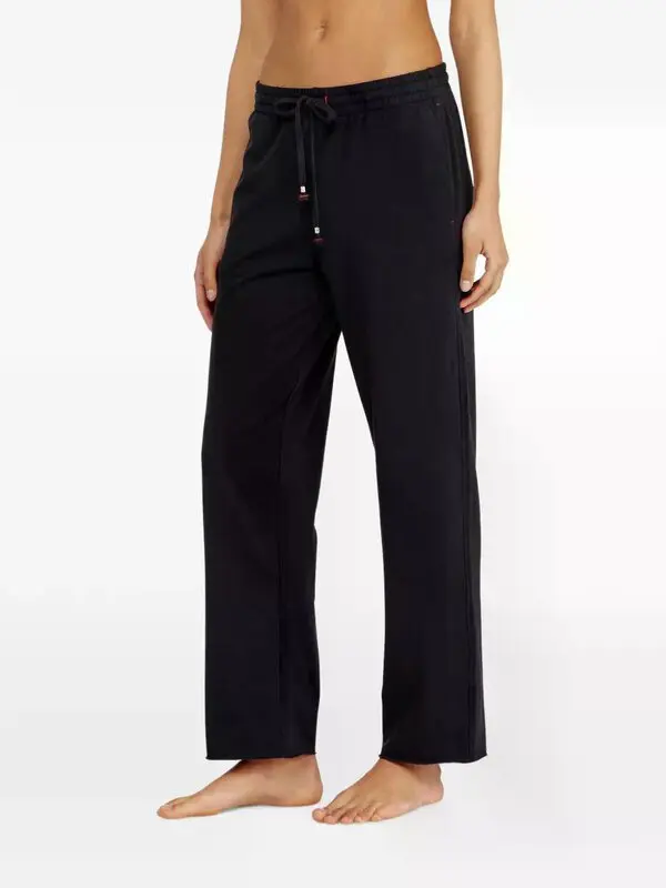 DIESEL® Peached Drawstring Track Pants - Black