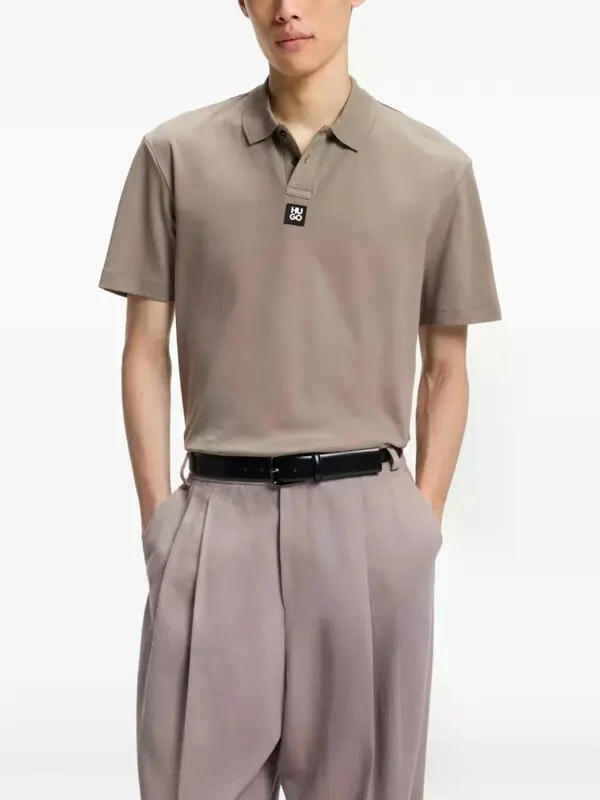 Hugo Logo-patch Polo Shirt